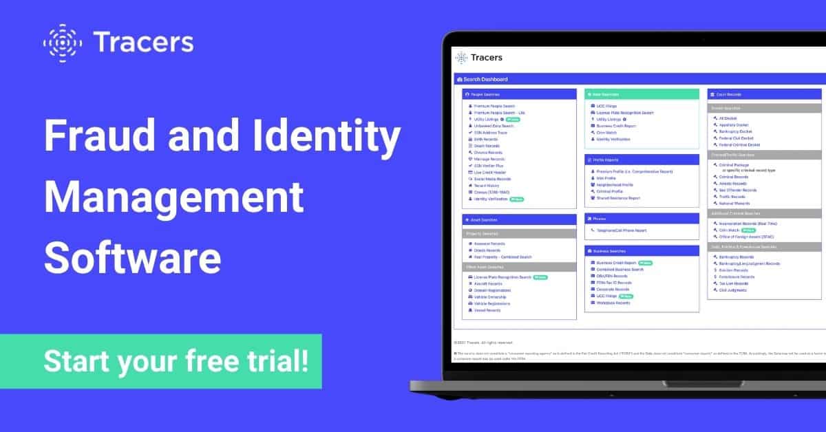 Top Fraud & Identity Management Software | Tracers