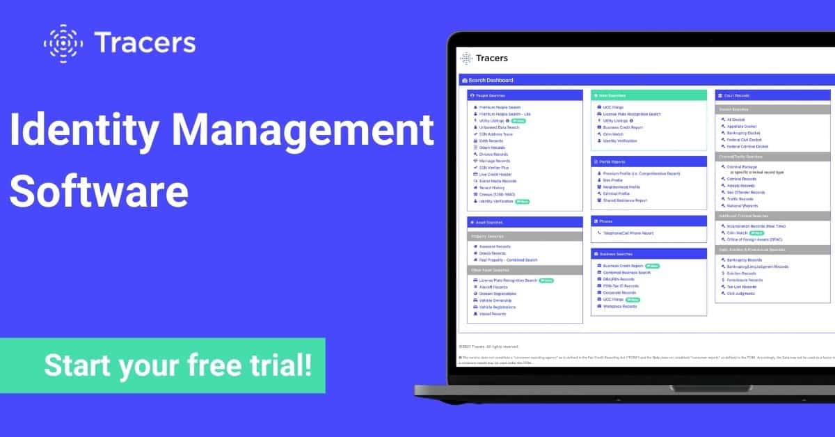 #1 Identity Management Software | Tracers